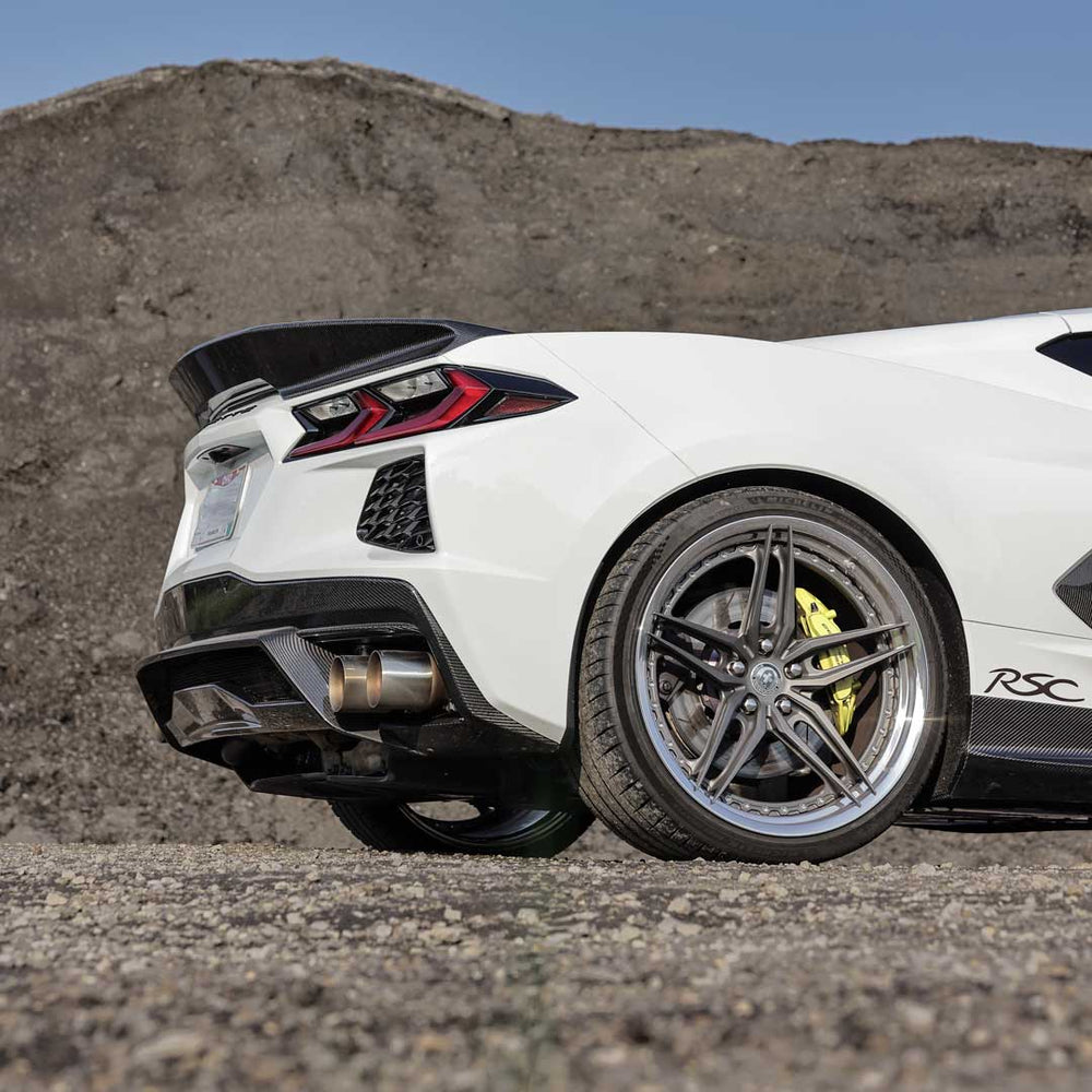 RACING SPORT CONCEPTS - DUCKTAIL CARBON FIBER REAR SPOILER FOR C8 CORV