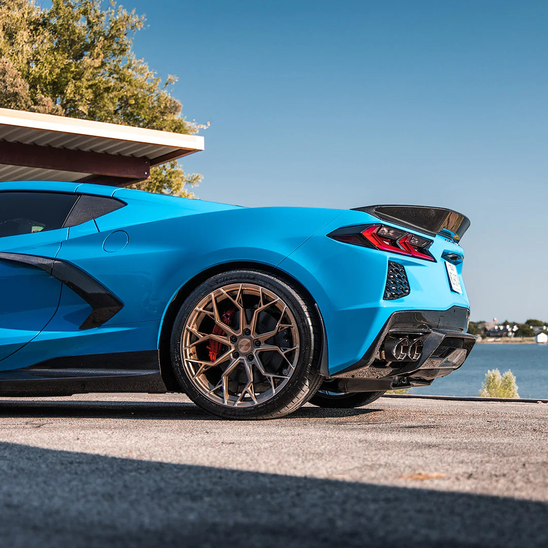 RACING SPORT CONCEPTS - DUCKTAIL CARBON FIBER REAR SPOILER FOR C8 CORV