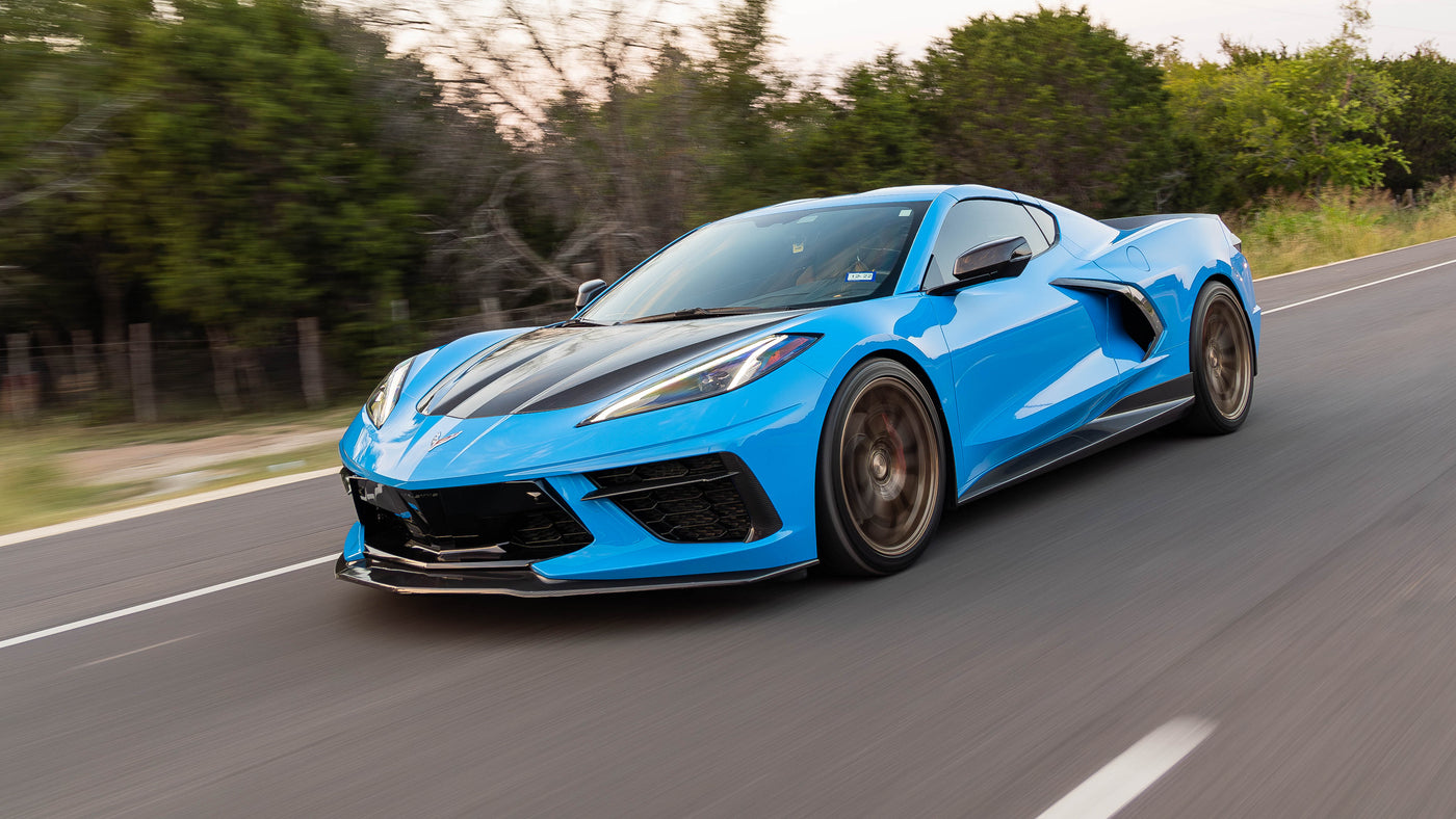 RACING SPORT CONCEPTS - GT FRONT SPLITTER - CARBON FIBER FOR C8 CORVET