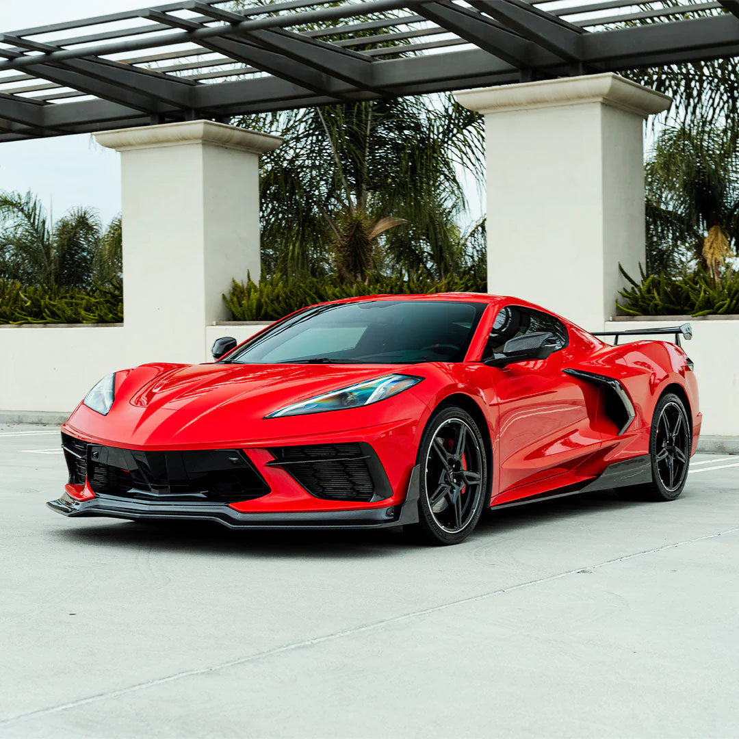 RACING SPORT CONCEPTS - ST CARBON FIBER SIDE SKIRTS FOR C8 CORVETTE
