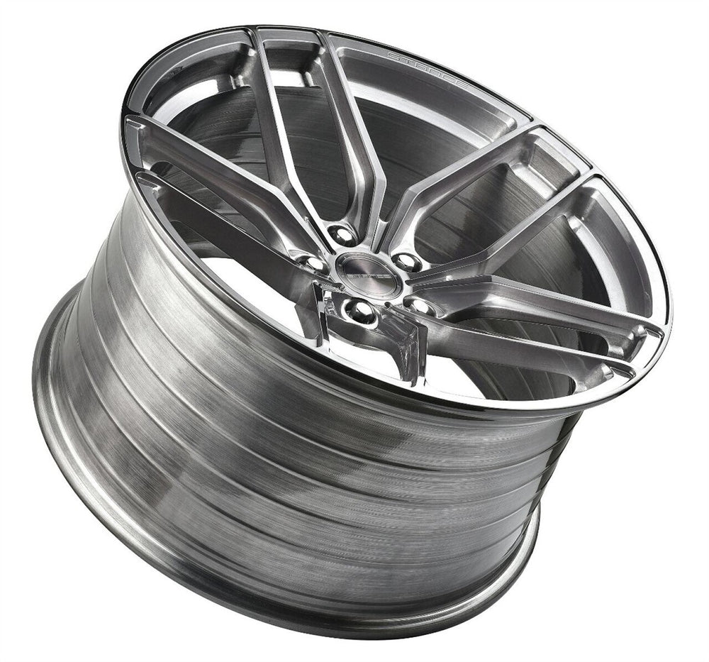 19” Stance SF03 Brushed Titanium Concave Wheels - Set of 4
